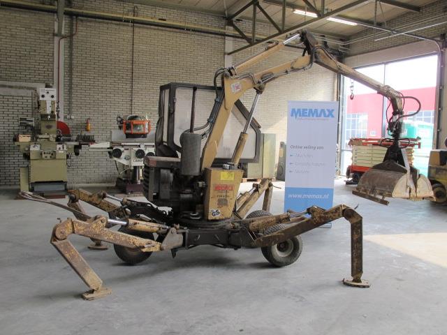 BOKI 2050 diesel graafmachine, 4 hydr. stempels, rotator, 4207 uur ...