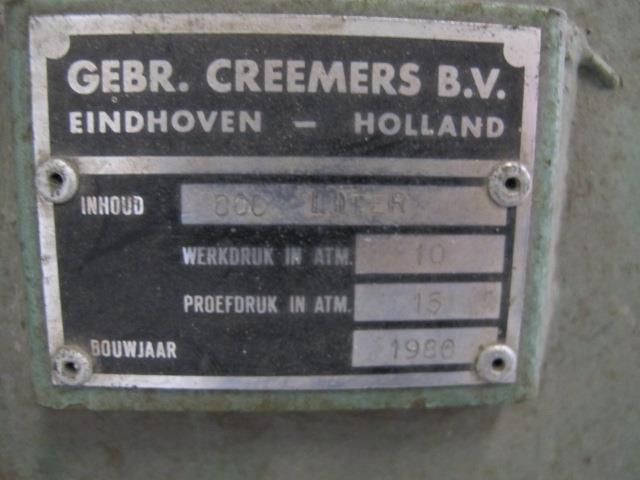 Creemers 800 liter werkplaatscompressor (15 Kw / 10 Bar) 380 Volt ...