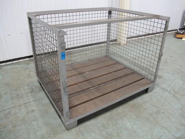gegalvaniseerde gitterbox met 1 open zijde - Memax, Online veiling van ...