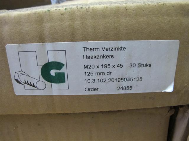 haakankers M20 / 16 dozen a 30 stuks - Memax, Online veiling van metaal ...