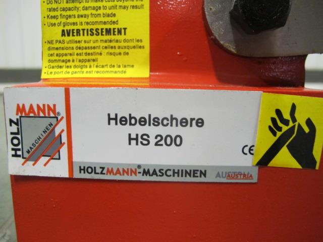 HolzMann HS200 hefboomschaar tafelmodel incl. handleiding - Memax ...