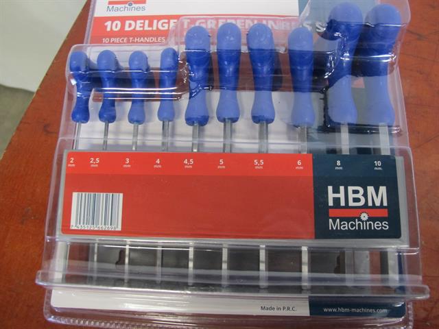 inbus-set HBM 10 delig NIEUW - Memax, Online veiling van metaal, machines en gereedschap