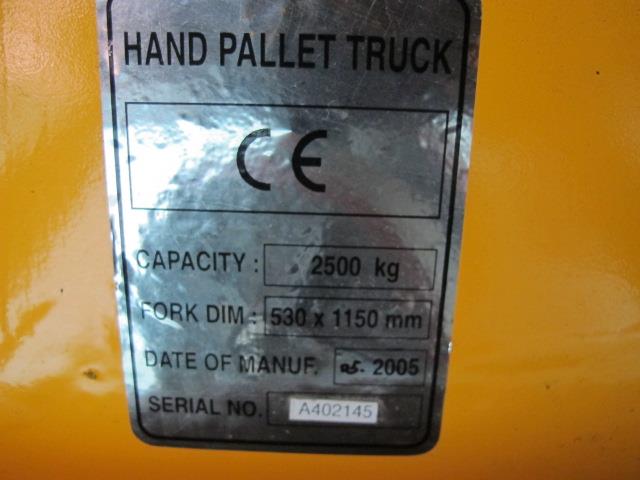 JJ handpallettruck HPT-25 NDV, 2500 kg, tandem vorkwielen - Memax ...