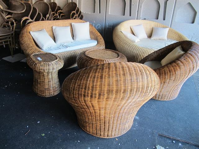 lounge set handgemaakt van rotan - Memax, Online veiling van metaal ...