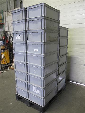 opslagbakken Engels 20 stuks / h22 x 60 x 40cm - Memax, Online veiling ...