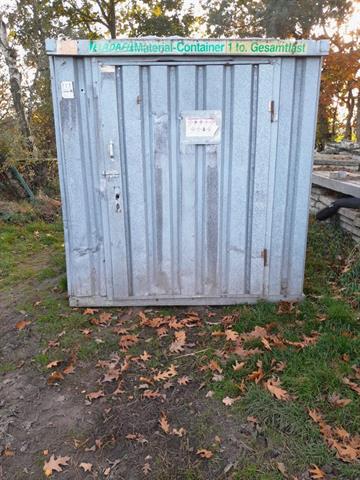 opslagcontainer Fladafi - Memax, Online veiling van metaal, machines en ...