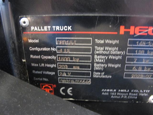 palletwagen Heli DC15 - Memax, Online veiling van metaal, machines en ...