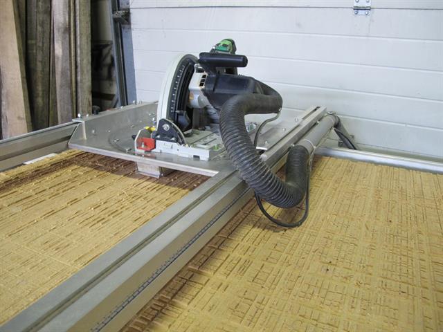 platenzaag met een Festool handcirkelzaag horizontaal en vertikaal ...