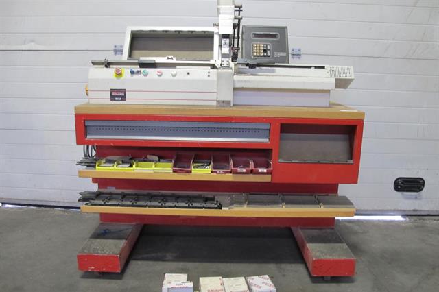 ponsmachine regelbewerkingsmachine Elcede SC6 incl. mobiele werktafel ...