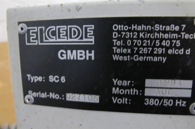 ponsmachine regelbewerkingsmachine Elcede SC6 incl. mobiele werktafel ...