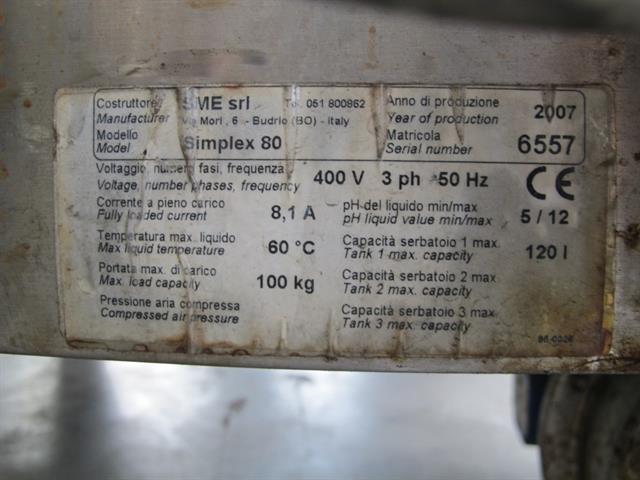 SME cleaning evolution Simplex 80 - Memax, Online veiling van metaal ...