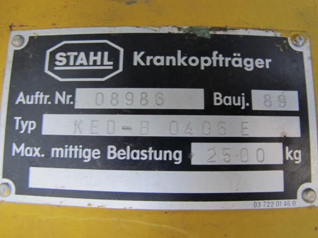 Stahl 2000 kg bovenloopkraan - Memax, Online veiling van metaal ...