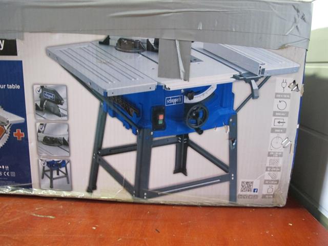 tafelzaagmachine Scheppach NIEUW - Memax, Online veiling van metaal ...