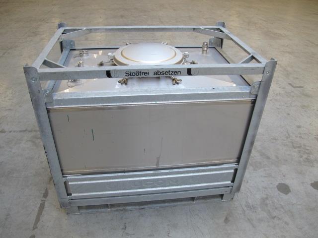 UCON 500 liter roestvast stalen (1.4301) opslagtank, stapelbaar - Memax ...
