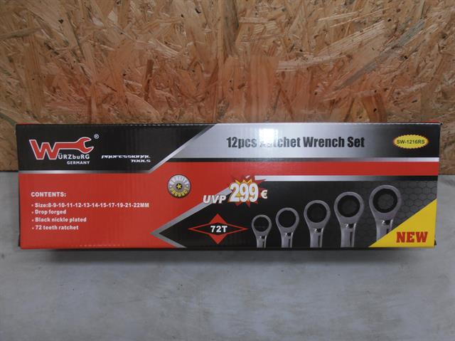 Wurzburg steek-ratel set, 12 delig. NIEUW - Memax, Online veiling van ...